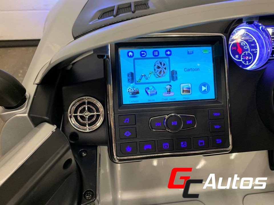 GCAutos - Voiture electrique Mercedes SLS AMG LUXE écran tactile MP4 - gris