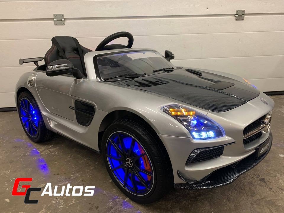 GCAutos - Voiture electrique Mercedes SLS AMG LUXE écran tactile MP4 - gris